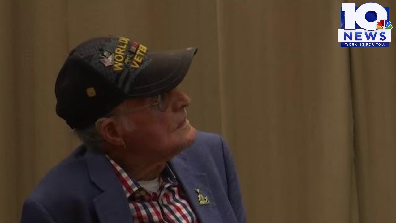 97-year-old World War II veteran visits Lord Botetourt High School ...