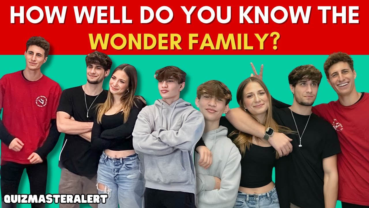 How Well Do You Know The Wonder Family? 🤔 - YouTube