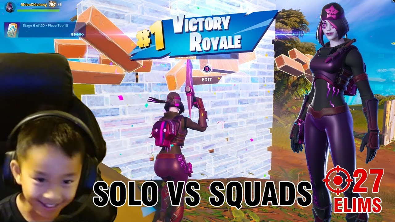 27 Eliminations Solo vs Squads Full Gameplay Fortnite Season 3 Chapter 3 Controller Dark Skully ...