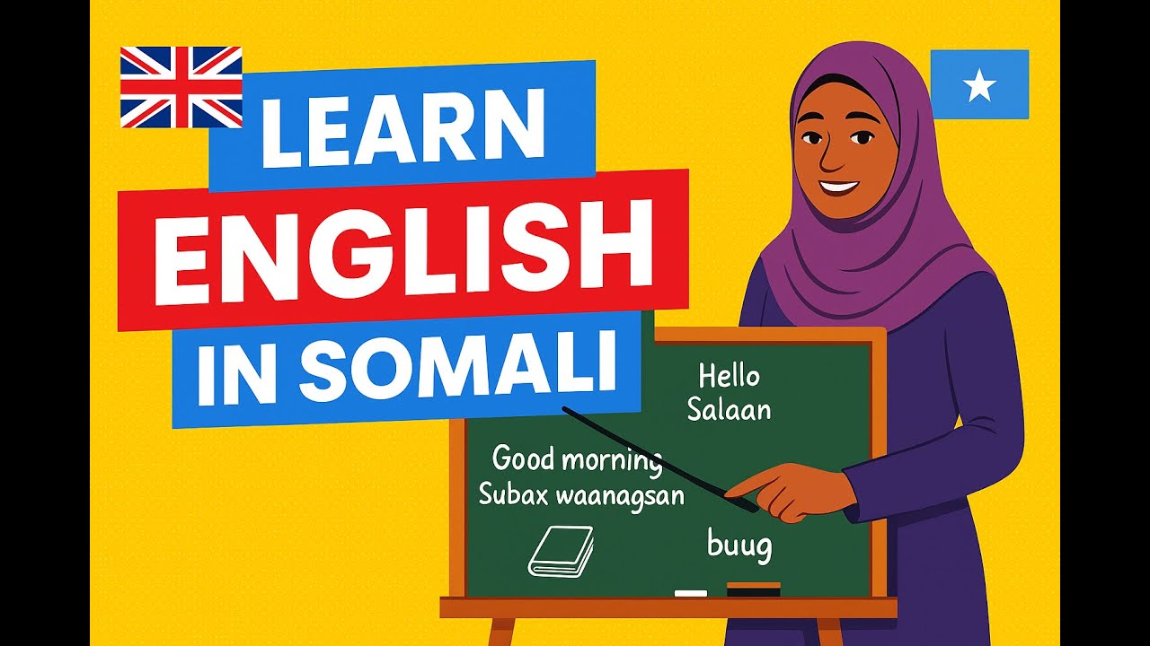 English to Somali Learning - YouTube