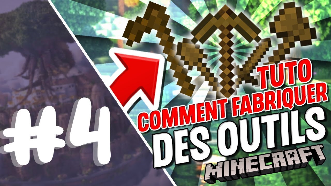 TUTO COMMENT CRÉÉE DES OUTILS SUR MINECRAFT !? - YouTube