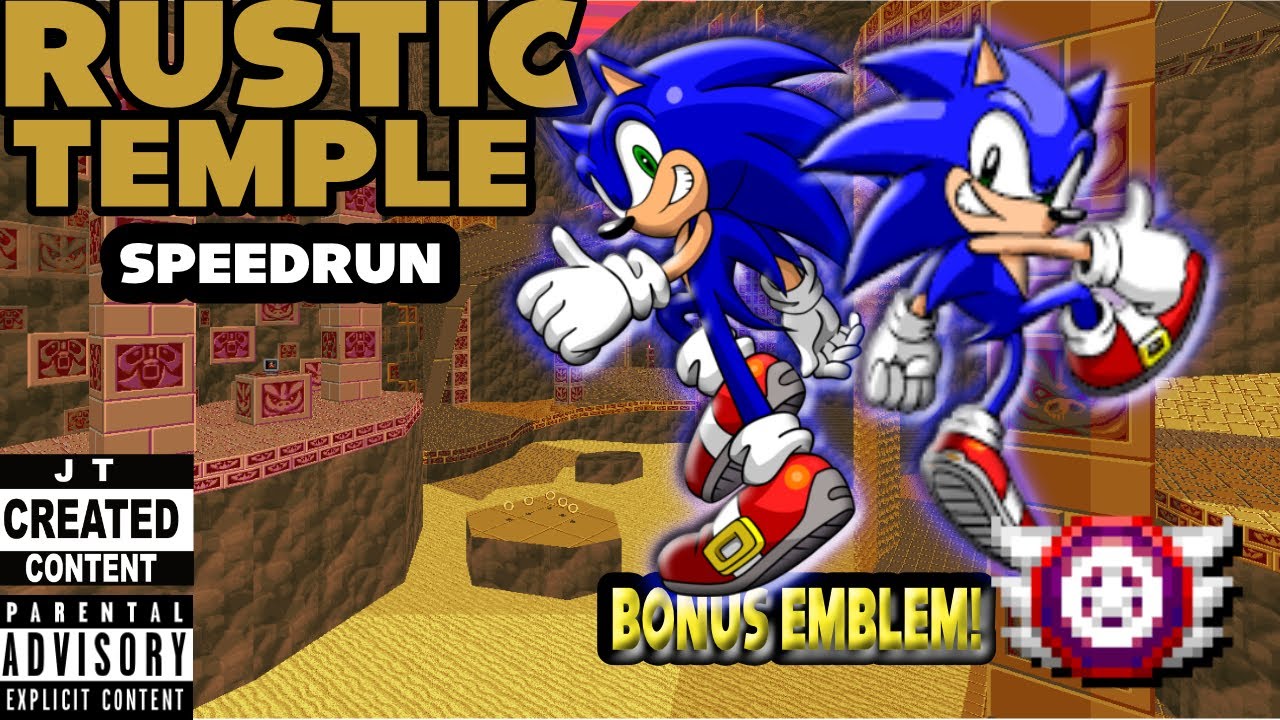 SRB2;Rustic Templar Speedrun Adventure Sonic + Modern Sonic + BONUS ...