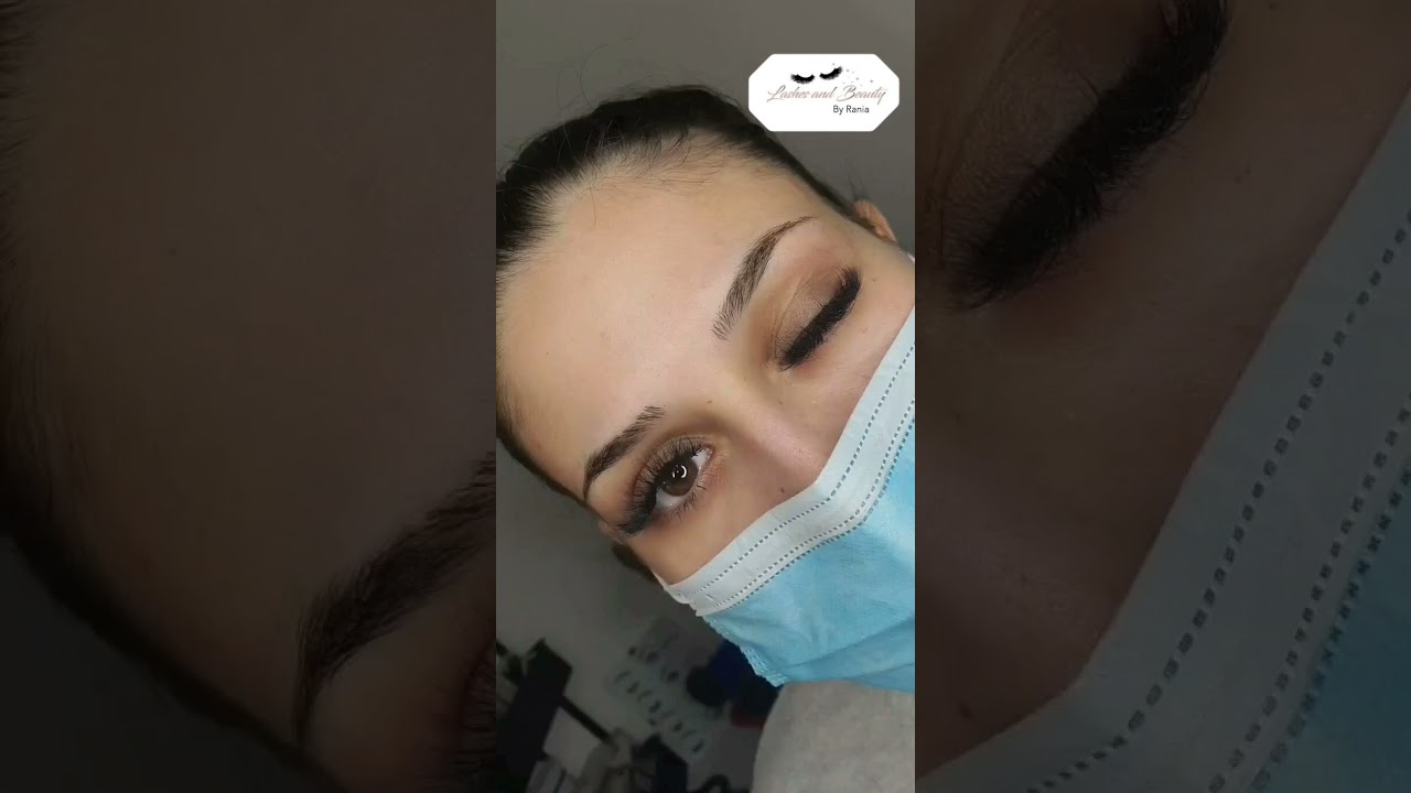 Pose d'extension de cil à cil (Kim K) Mega Volume Russe - YouTube