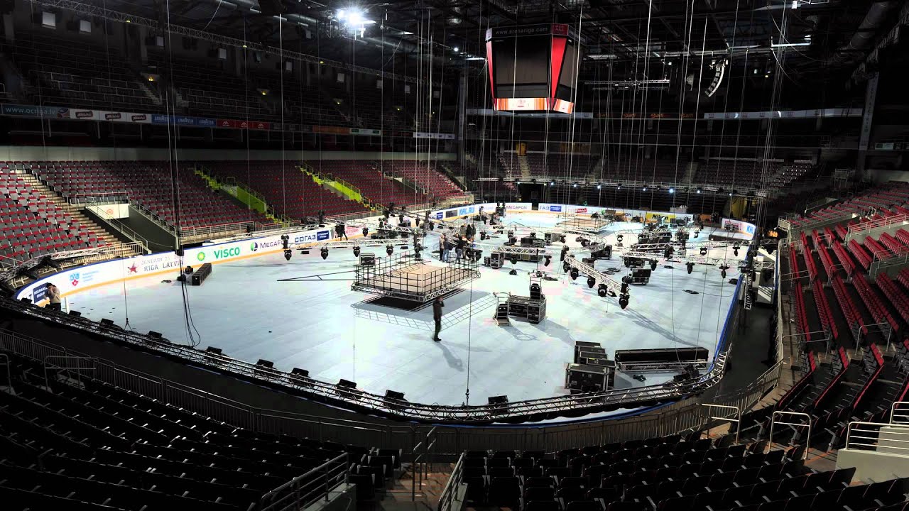 [HD] Подготовка "Арена Рига" к Матчу Звезд-2012 (timelapse) - YouTube