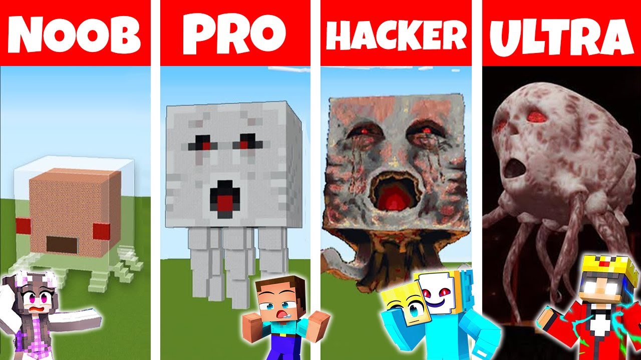 Minecraft NOOB vs PRO vs HACKER: REALISTISCHER GHAST BAU CHALLENGE ⛏ ...