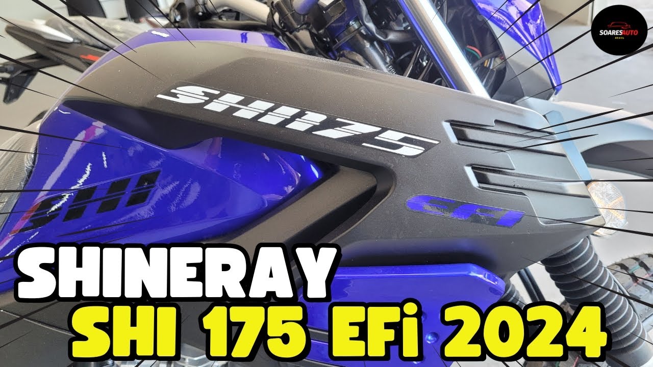 Nova Shineray SHI 175 EFi 2024 | Essa moto chega ao mercado com design ...