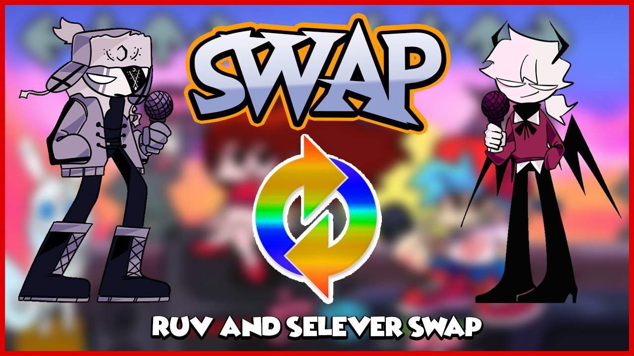 Friday Night Funkin’ Selever and RUV Swapped | SV Speedpaint - YouTube