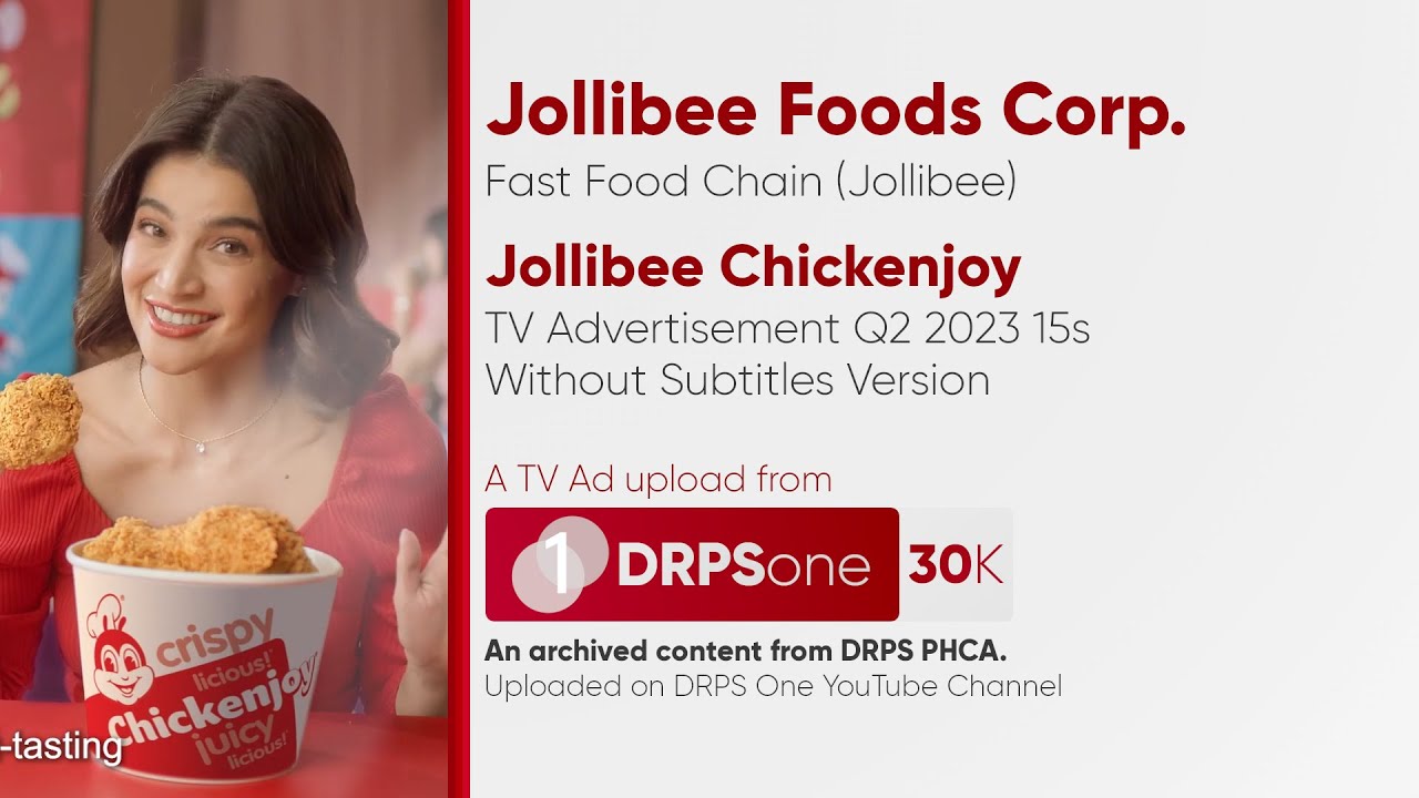 Jollibee Chickenjoy TV Ad Q2 2023 15s with Rolando, Jujumao, Danica and ...