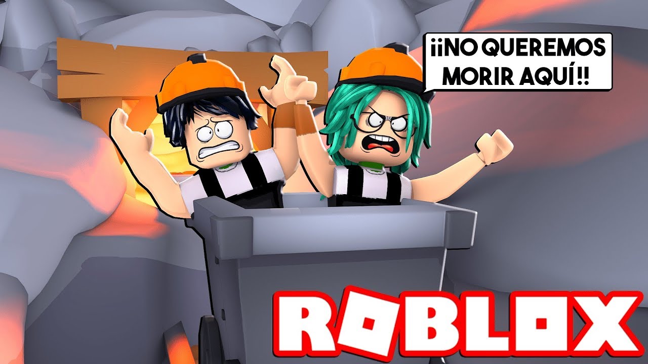 ESTAMOS ENCERRADOS!! ESCAPA DE LA MINA de ROBLOX 😱 - YouTube