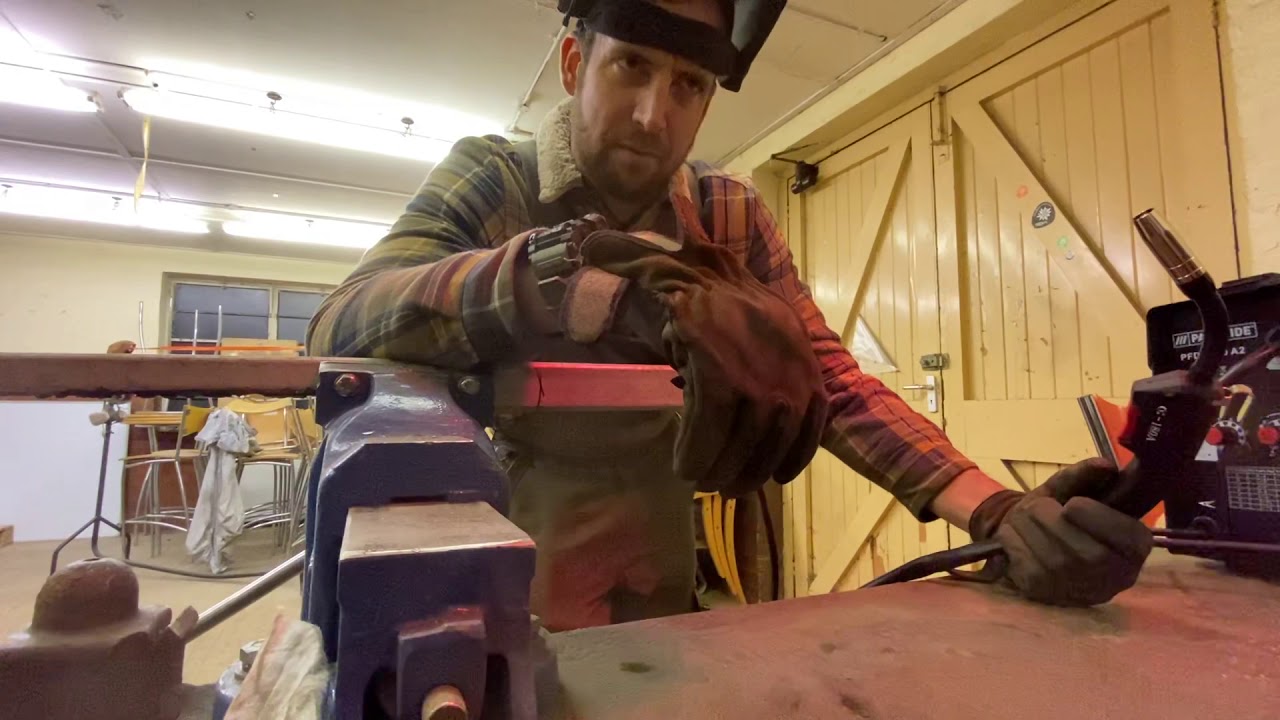 First MIG weld experience with Lidl Parkside welder! - YouTube