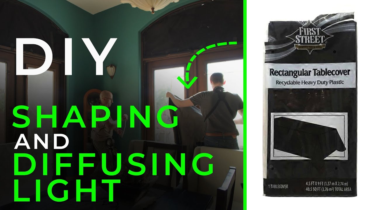 DIY Shaping and Diffusing Light - YouTube