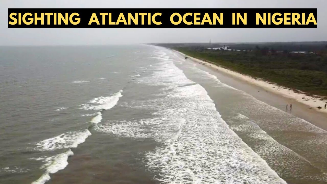 Beautiful Nigerian Beach On The Atlantic Ocean - YouTube