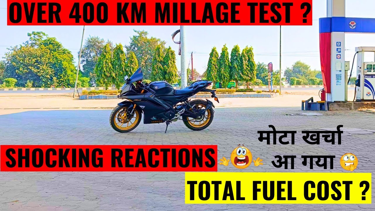 R15 V4 Top Speed Mileage Test ये उम्मीद नहीं थी 😲😱|| Shocking Reactions ...