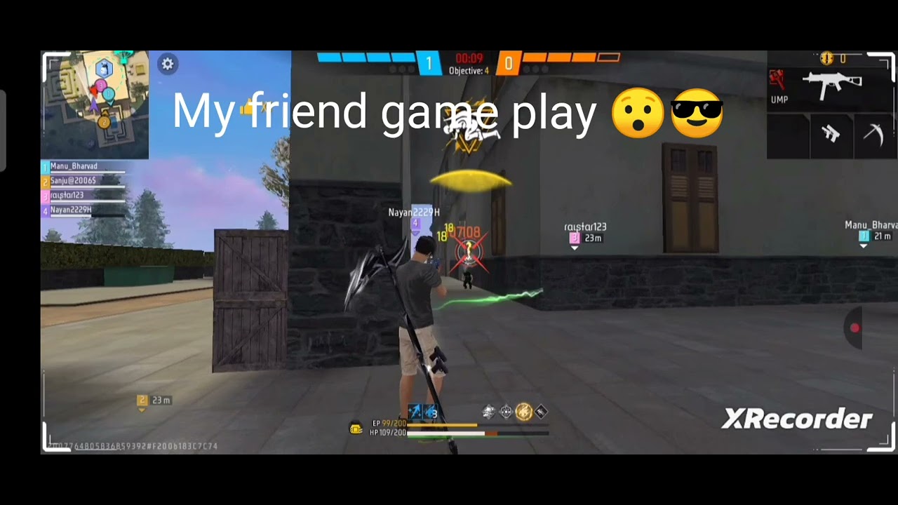 My friend game play omg 😱😯😎 - YouTube