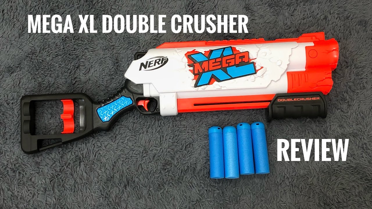 Nerf Mega XL Double Crusher Review | Nerf Indonesia - YouTube