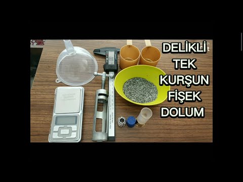 Turbo delikli tek kurşun dolumu 12g. (turbo bore single bullet refill)