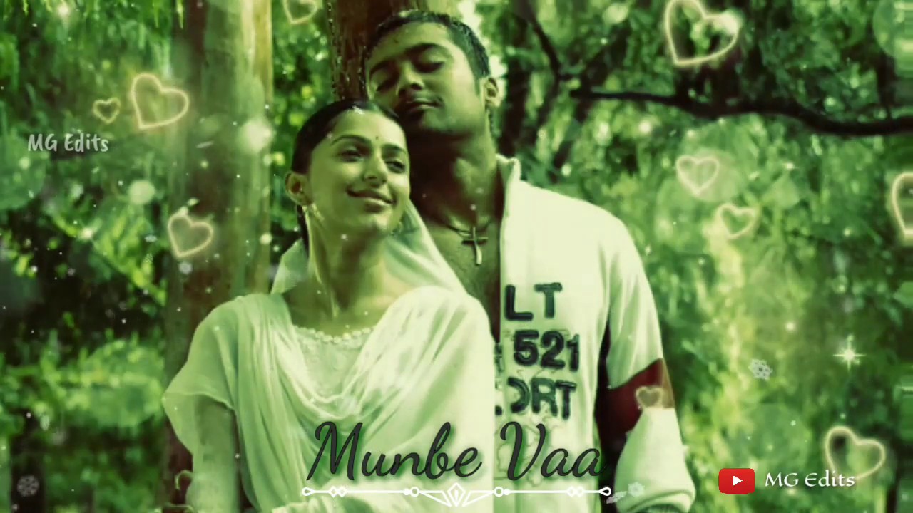 Munbe vaa Bgm - Sillunu Oru Kadhal Whatsapp status - YouTube