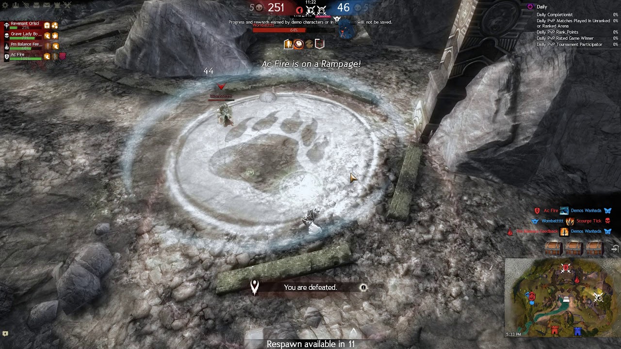 Guild Wars 2 Necro Scourge Pvp Hybrid build test - YouTube