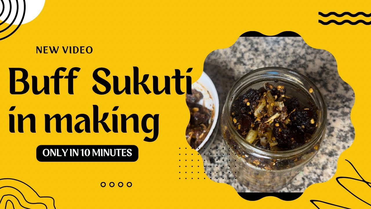 How to Make Buff Sukuti Achar | Nepali Food Recipe - YouTube