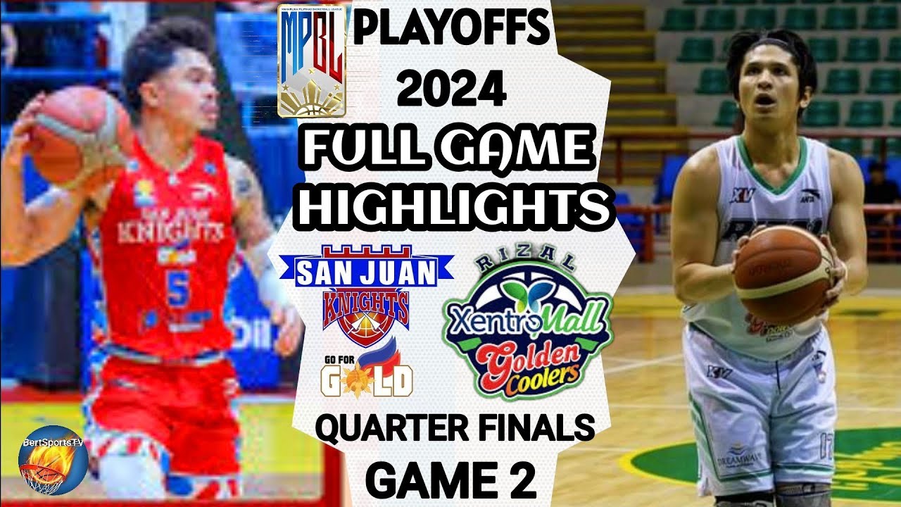 PLAYOFFS | MPBL HIGHLIGHTS | SAN JUAN vs RIZAL | GAME 2 NORTH DIVISION ...