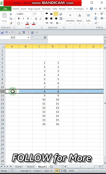 How to Insert Rows and Columns in Excel - YouTube
