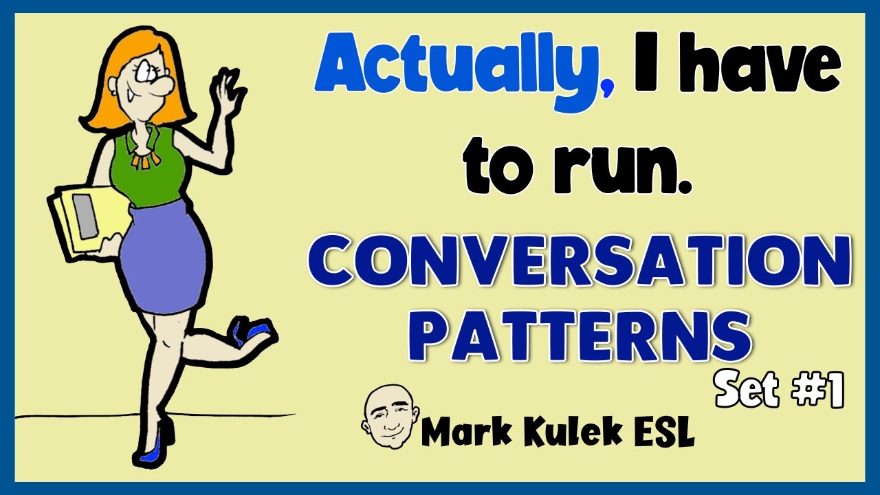 Usually & Actually - conversation patterns (series #1) | Mark Kulek ESL ...