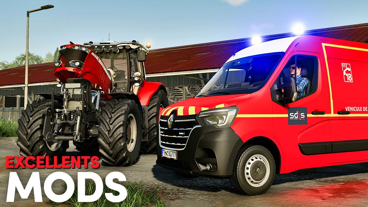 FIAT Réaliste, Renault des pompiers & Cirque déplaçable ! (Farming ...