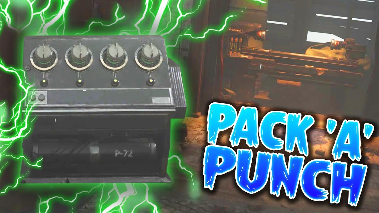 WW2 ZOMBIES: THE DARKEST SHORE - PACK A PUNCH TUTORIAL! PACK A PUNCH ...