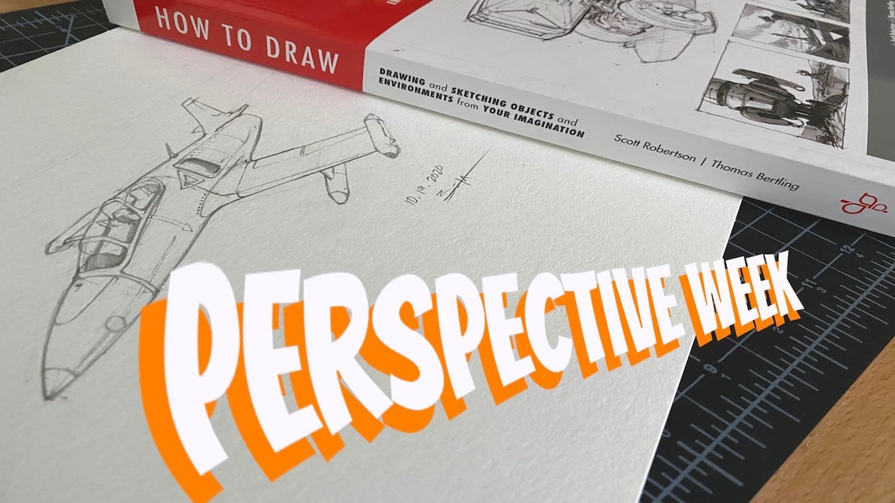 Perspective - How I draw a plane! - YouTube