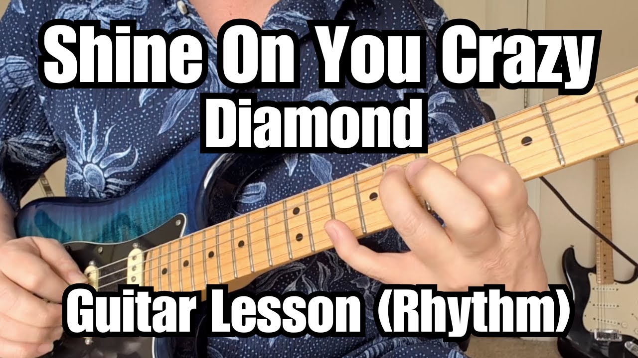 SHINE ON YOU CRAZY DIAMOND Guitar Lesson Part 2 RHYTHM & ARPEGGIO RIFFS ...
