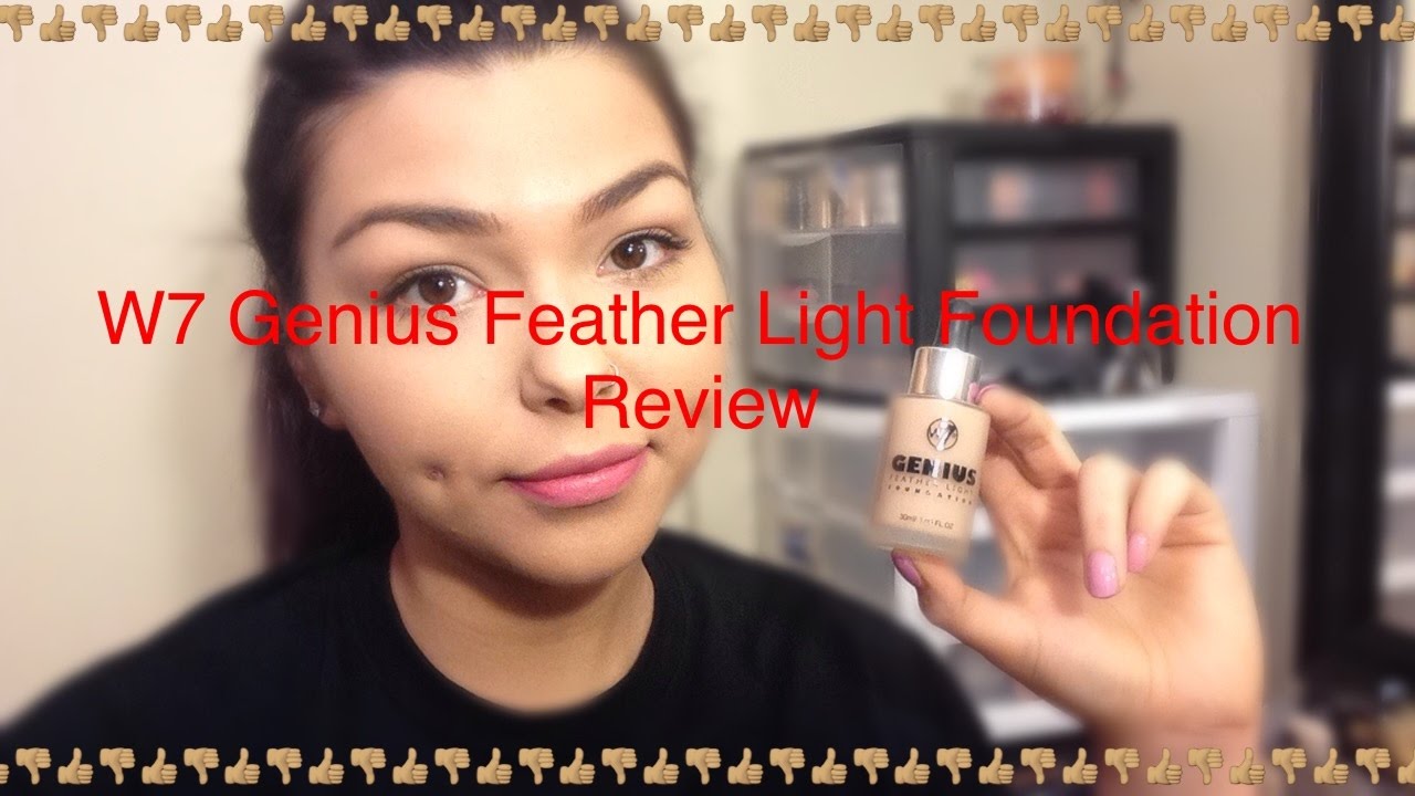W7 Genius Feather Light Foundation |Review + First Impression ...