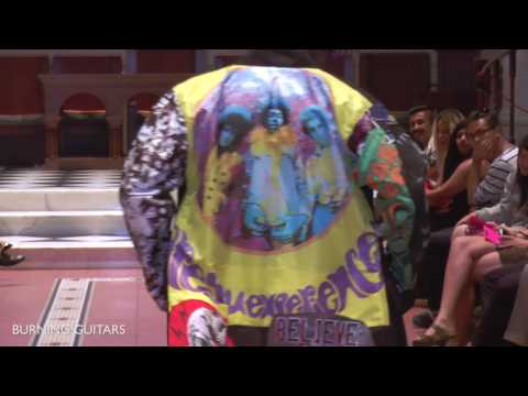 Fashion Sizzle NYFW Men's 2017-BURNING GUITAR