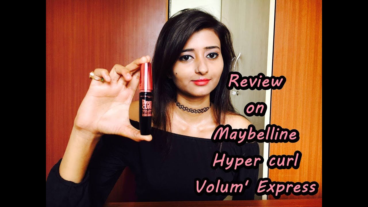 Review on Maybelline Hyper Curl Volum' Express Mascara - YouTube
