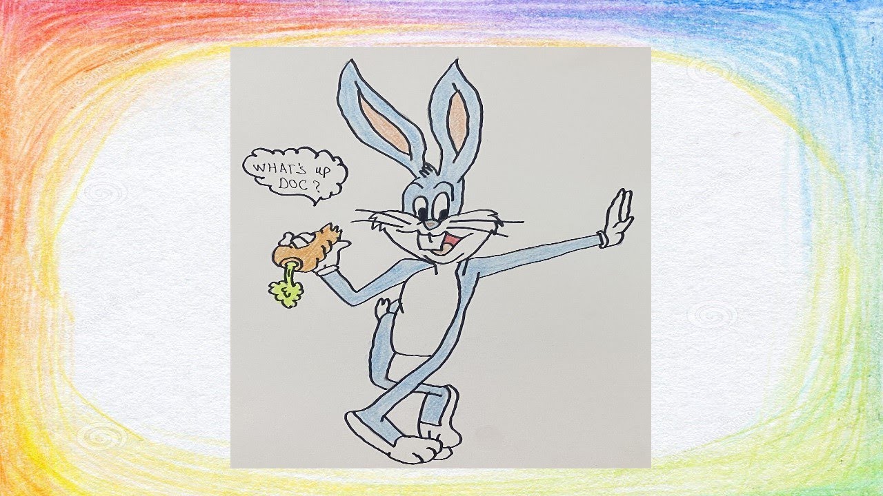 Bugs Bunny Cartoon Sketching (pencil art) - YouTube