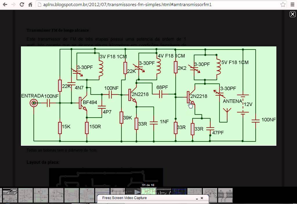 transmissor de fm aula 02 - YouTube