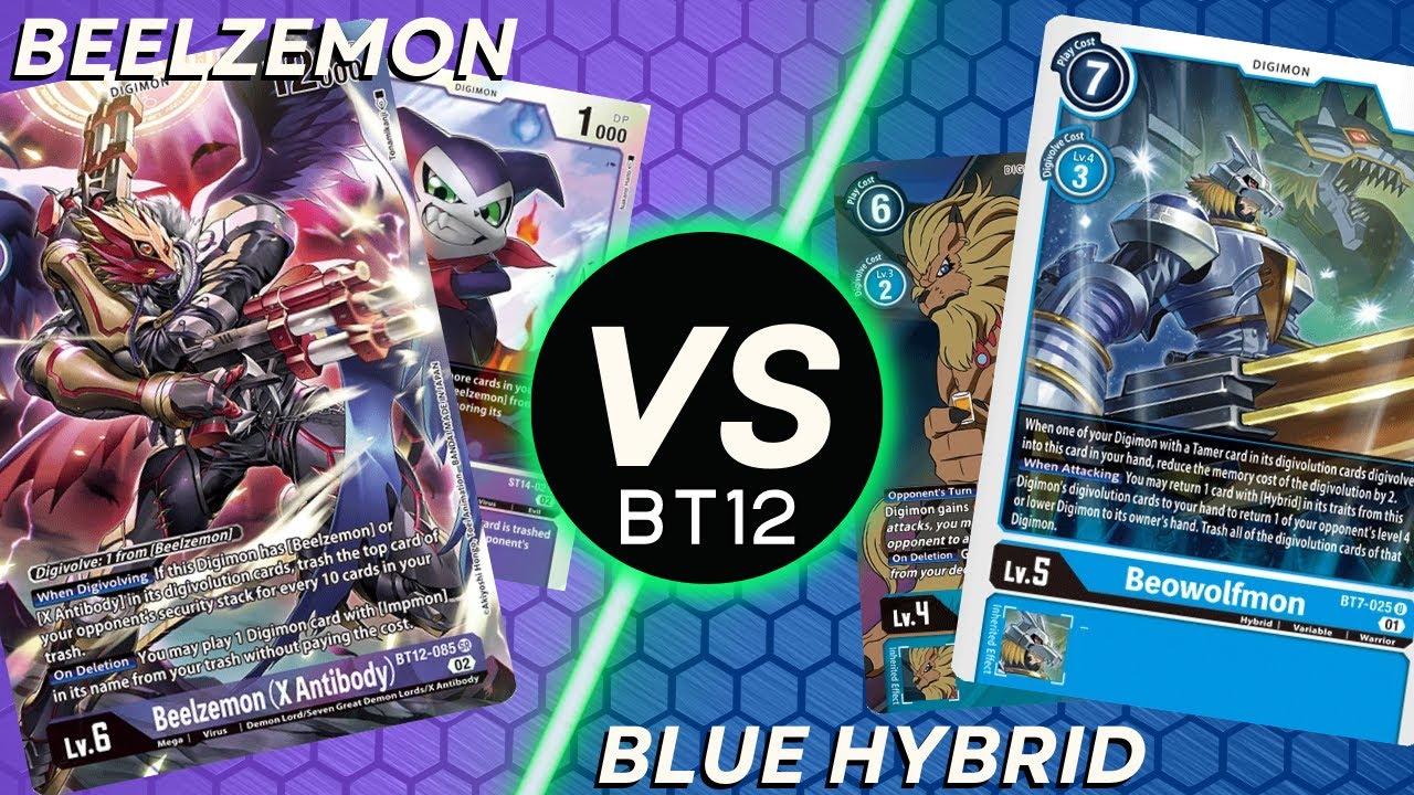 Digimon TCG [BT12] Beelzemon VS Blue Hybrid Finals Tournament - YouTube