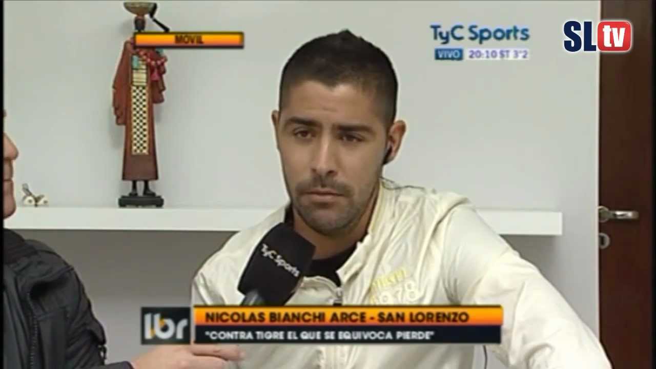 Nicolas Bianchi Arce - Tigre San Lorenzo - San Lorenzo TV - YouTube