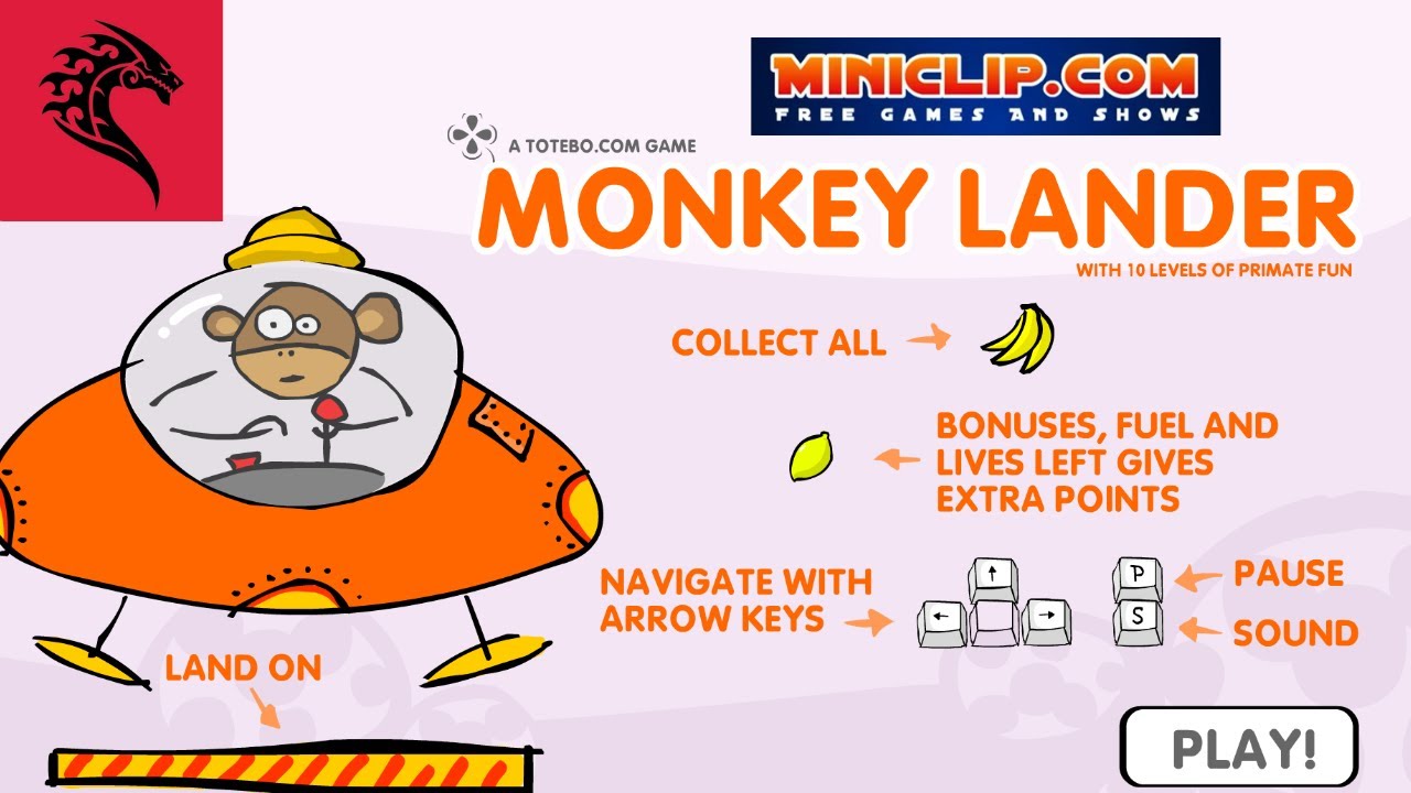 Monkey Lander Full Gameplay - YouTube