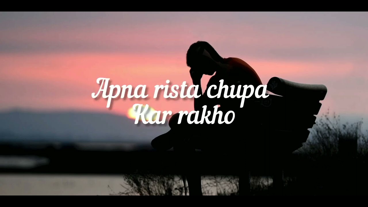nazar laga deti hai duniya ! haste hue chehre ke piche - YouTube
