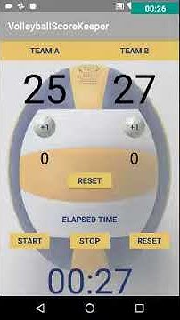 video demo of Volleyball score keeper app - YouTube