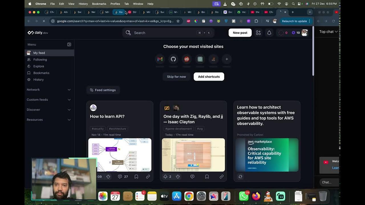 FAANG/MAANG interview preparation (Striver Sheet, LC 1482 ) - YouTube