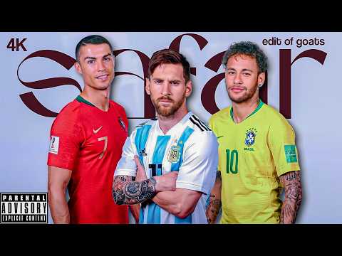 [4K] Safar ❤️ | A Tribute to Messi, Ronaldo & Neymar | Thank You, Legends | Football Nostalgia |