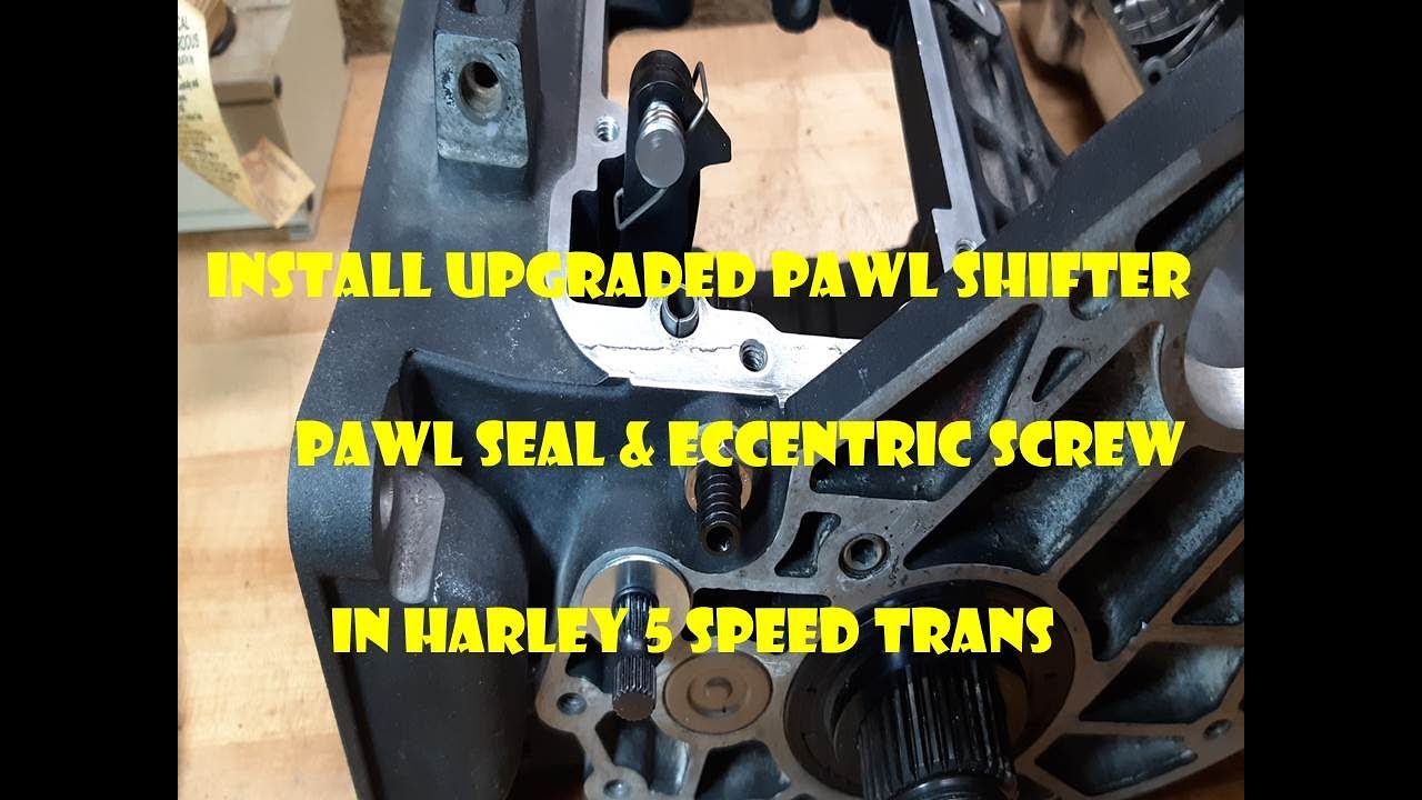 Install Upgraded Pawl Shifter & Eccentric Screw In Harley 5 Spd Trans ...
