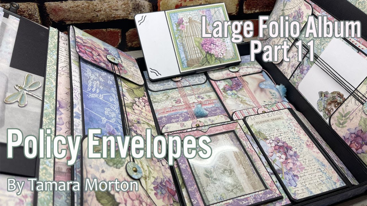 Large Folio Album Tutorial - Part 11 Policy Envelopes and Concertina albums - YouTube