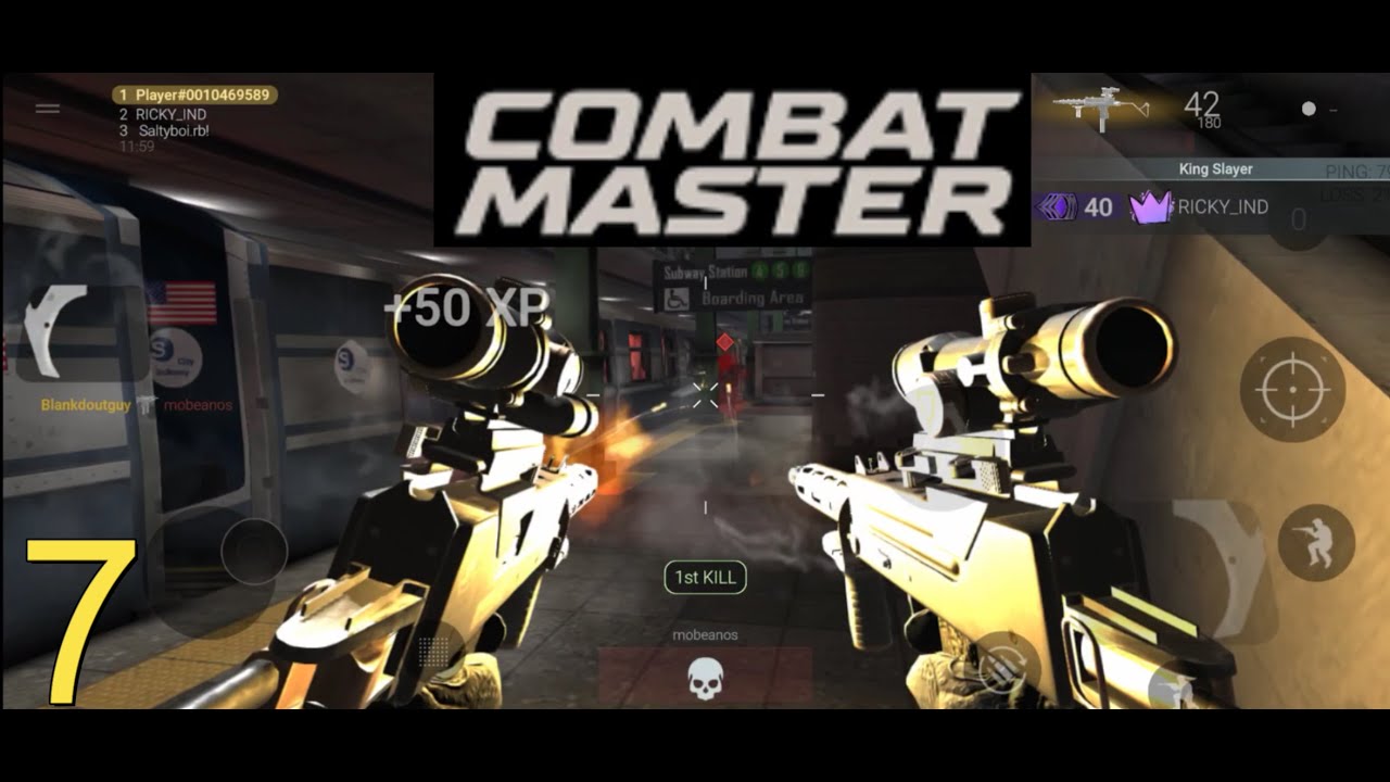 COMBAT MASTER Gameplay | Max Graphics (Mobile FPS Game) - YouTube
