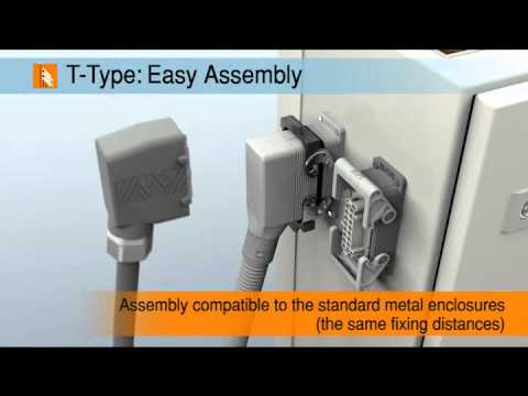 ILME T-Type Heavy Duty Rectangular Connectors - YouTube