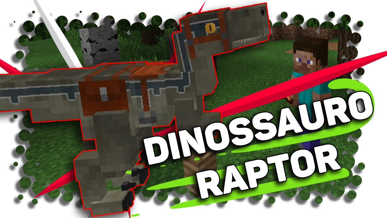 Dinossauro Raptor Minecraft PE 1.0.3 [ADDON] • ‹PôllyDonphe› - YouTube