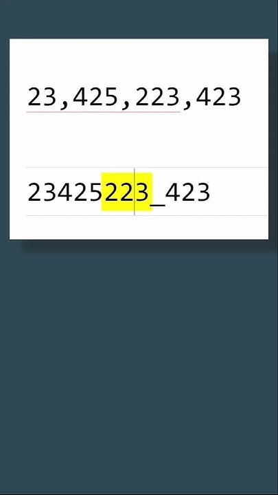 Numeric Separator Javascript Learn In Tamil Lit Youtube