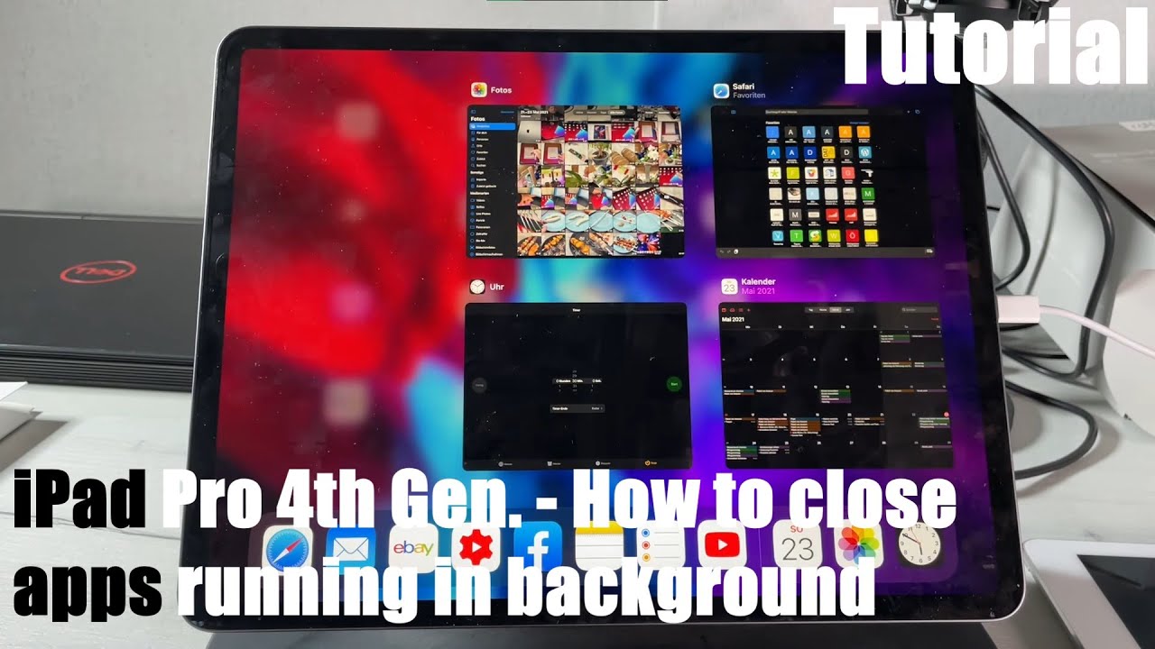 How to close apps running in background for better performance iPad Pro ...