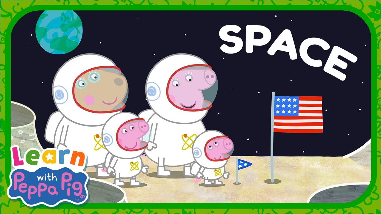Peppa Learns About Space! 🪐 Educational Videos for Kids 📚 Learn With ...